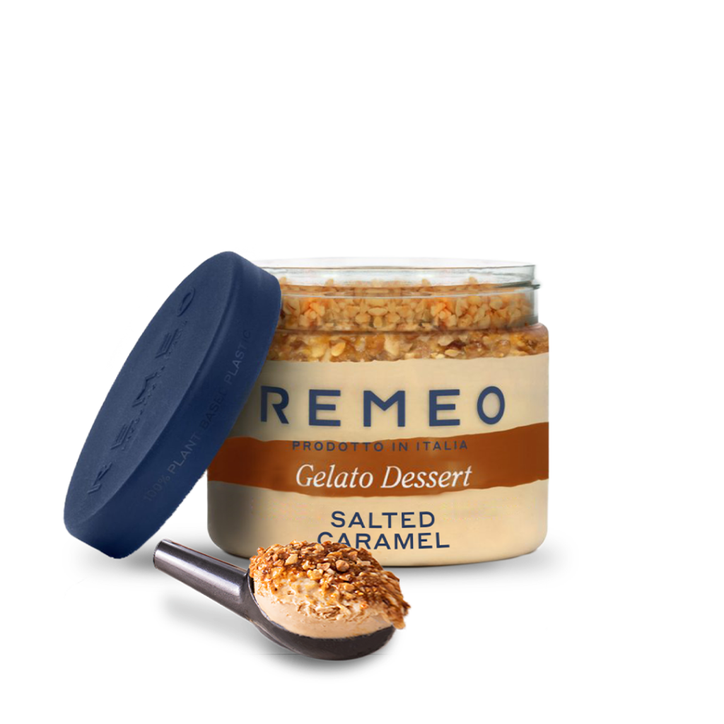 Salted Caramel Gelato Dessert - 430 ML | Remeo Gelato
